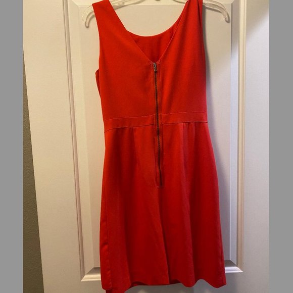 BCBGMaxAzria | Dresses | Red Orange Dress | Poshmark